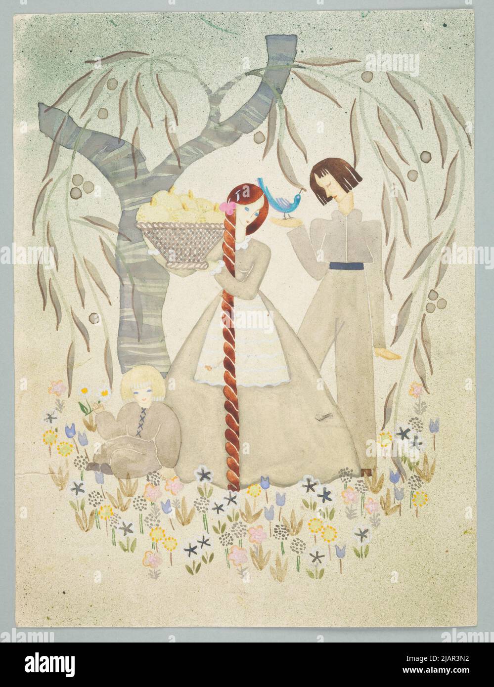 Stage design or illustration for fairy tales. unknown Stock Photo - Alamy