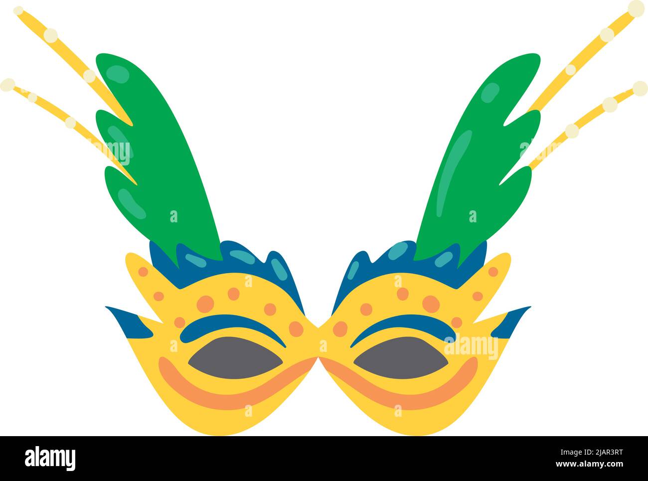 flat brazil mask design Stock Vector Image & Art - Alamy