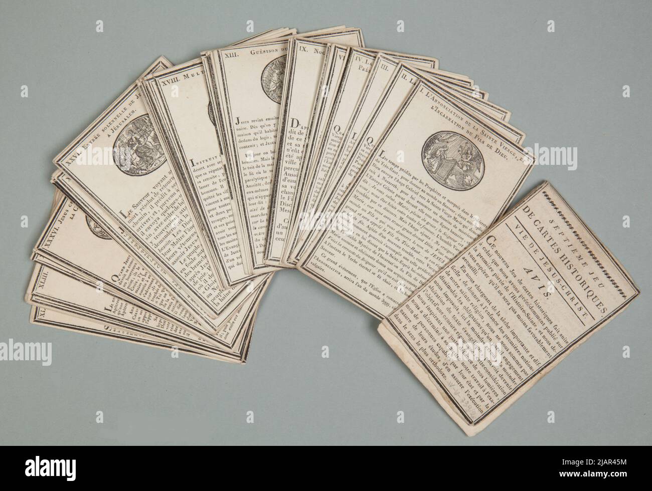 Seventh historical card game. Life of Jesus Christ Jouy, Étienne Victor ...