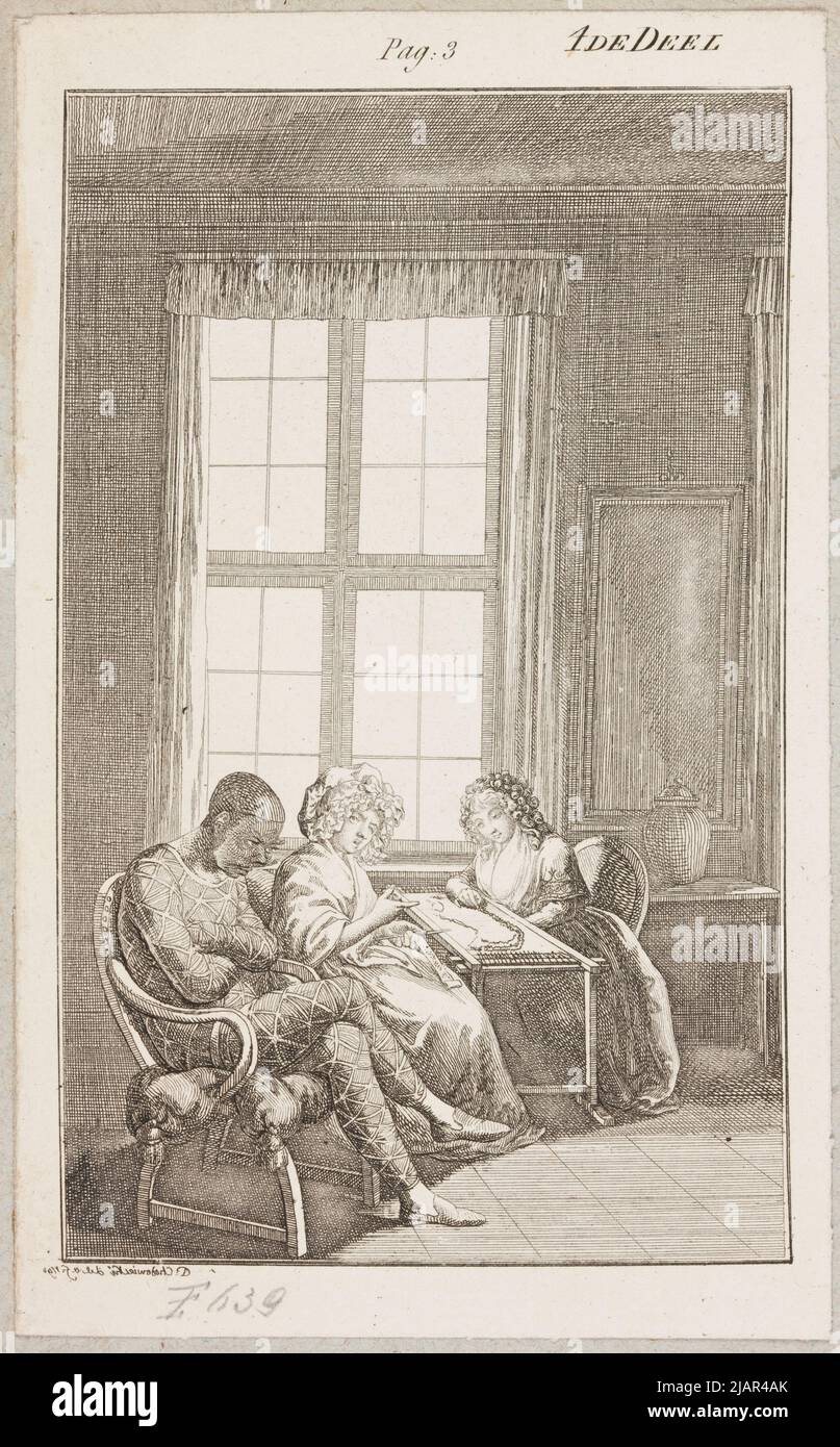 Illustration No. 1 (from 4) To the Pieces of Johannes Evald Harlekin ...