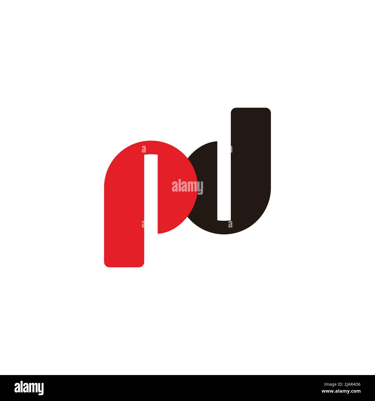 letter pd simple linked colorful geometric circle logo vector Stock Vector Image & Art - Alamy