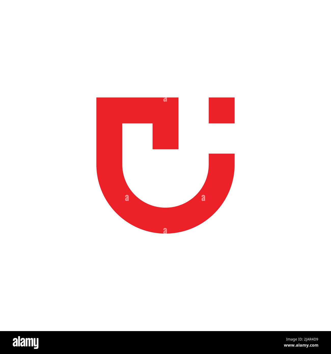 letter ri simple red happy smile logo vector Stock Vector Image & Art ...