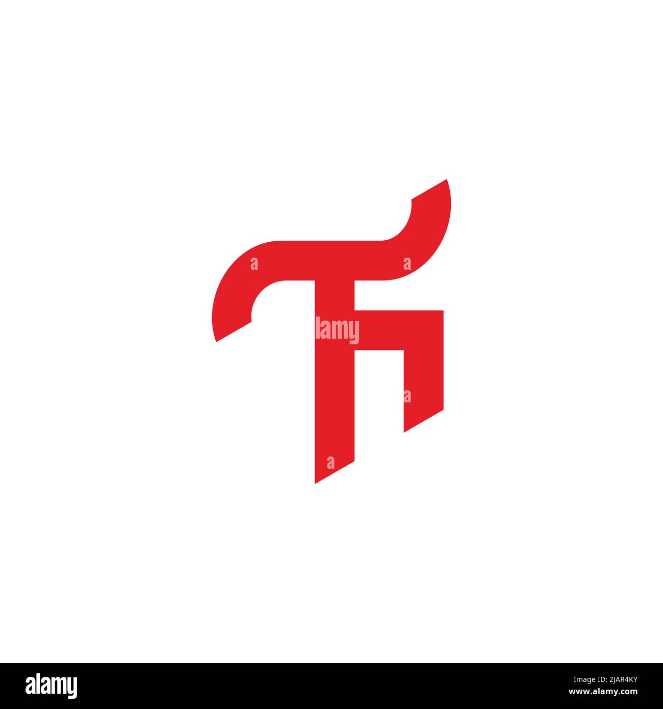 letter th simple geometric linked logo vector Stock Vector Image & Art ...