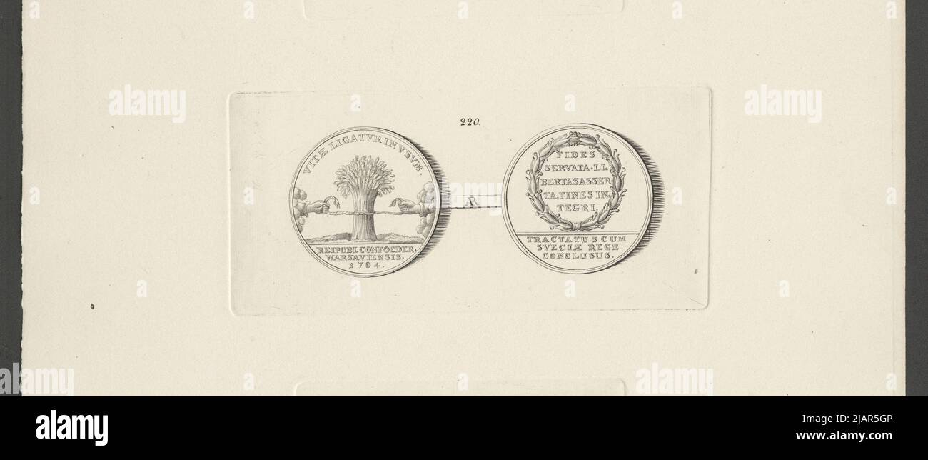 Stanisław Leszczyński's medal from 1704, to establish the Warsaw ...