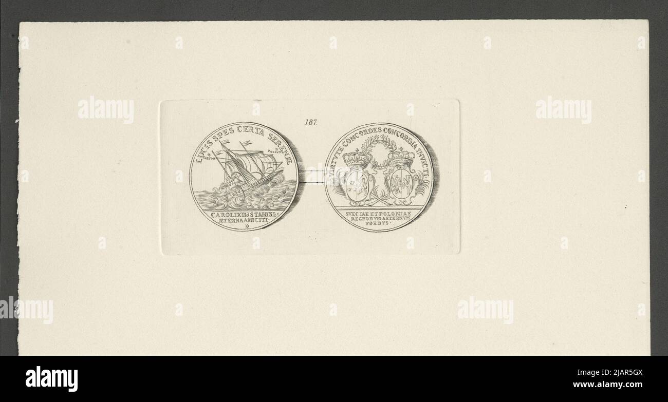 Medal from 1705, for the Treaty Between Stanisław Leszczyński and Karol ...