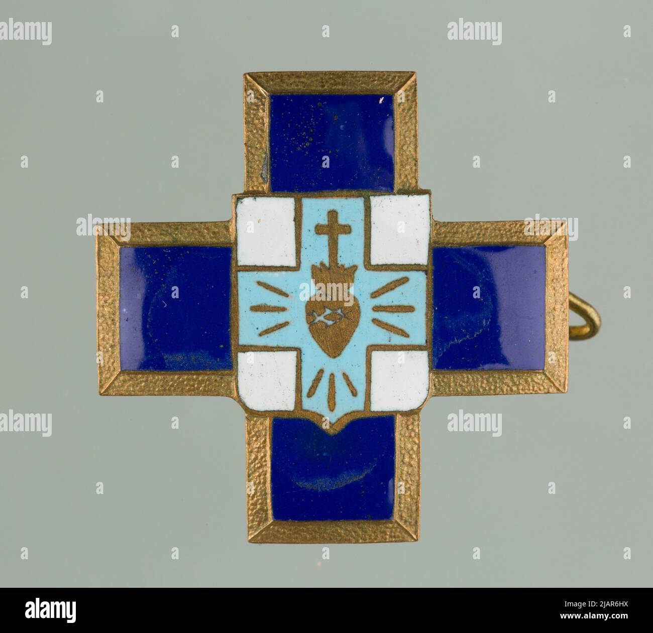 Pilgrim badge: Lourdes Stock Photo - Alamy