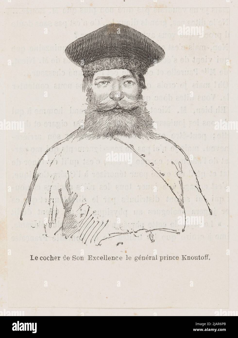 Le Ccher de Son Excellence Le Général Prince Knoutoff. Wycinka from the ...