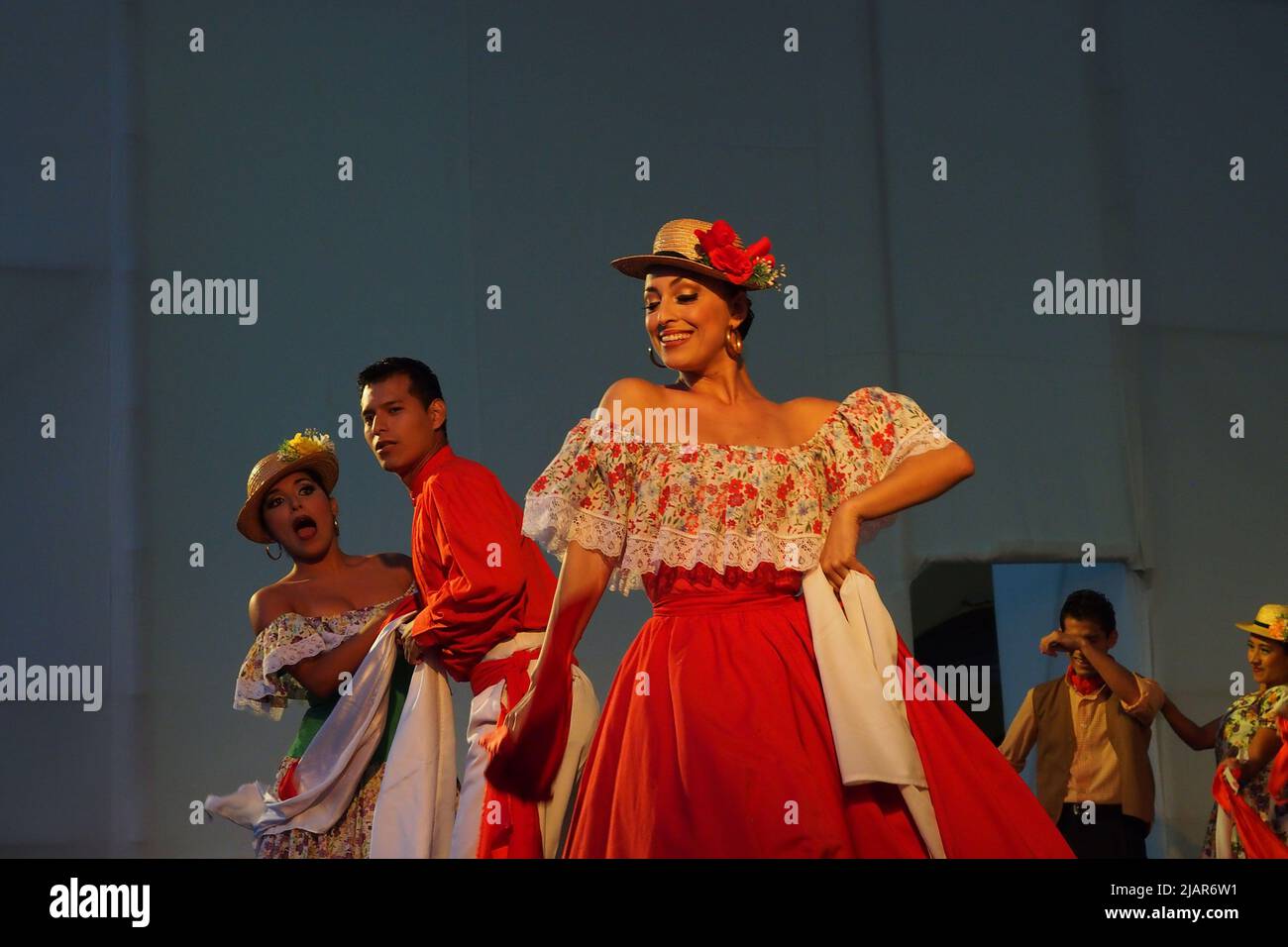Joseline Lavaud Chiarella dancing Zamacueca, an old traditional ...