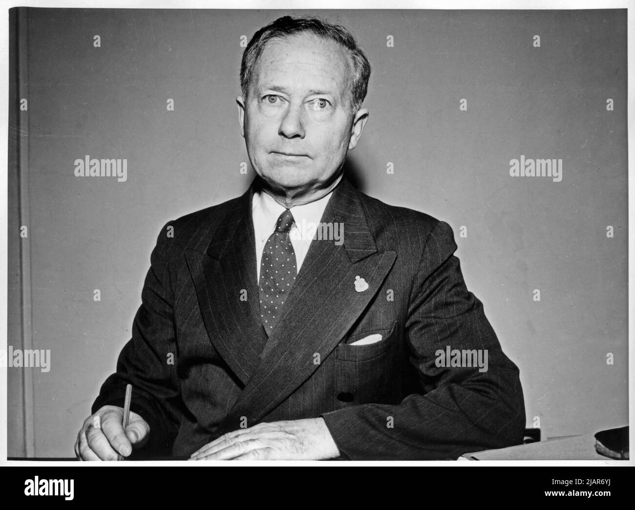 Australian politician Thomas Walter White ca. 1950 Stock Photo - Alamy