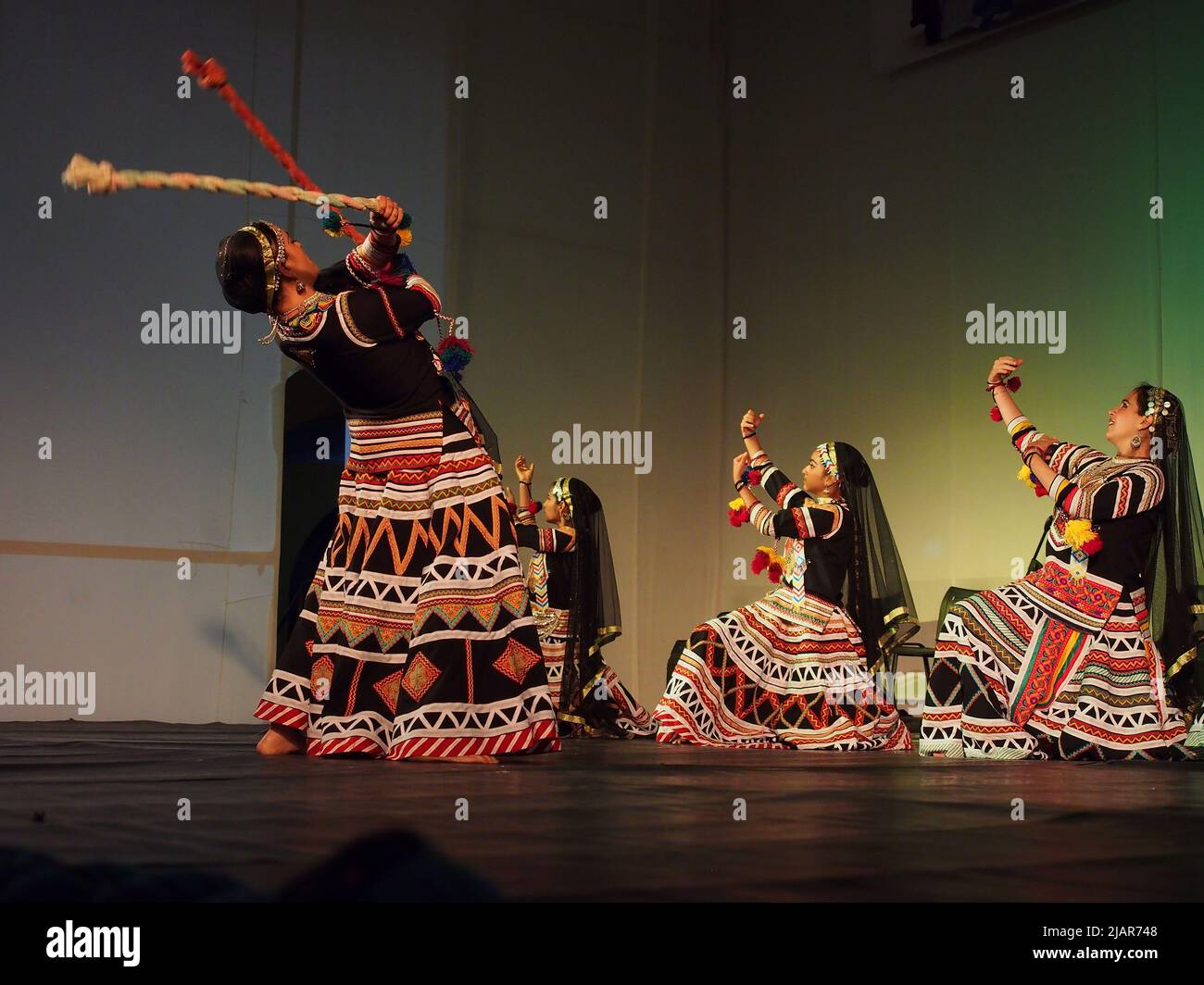 Kalbelia, dance of the nomadic tribes of the Rajasthan desert, India. Executed by Ananga Manjari ...