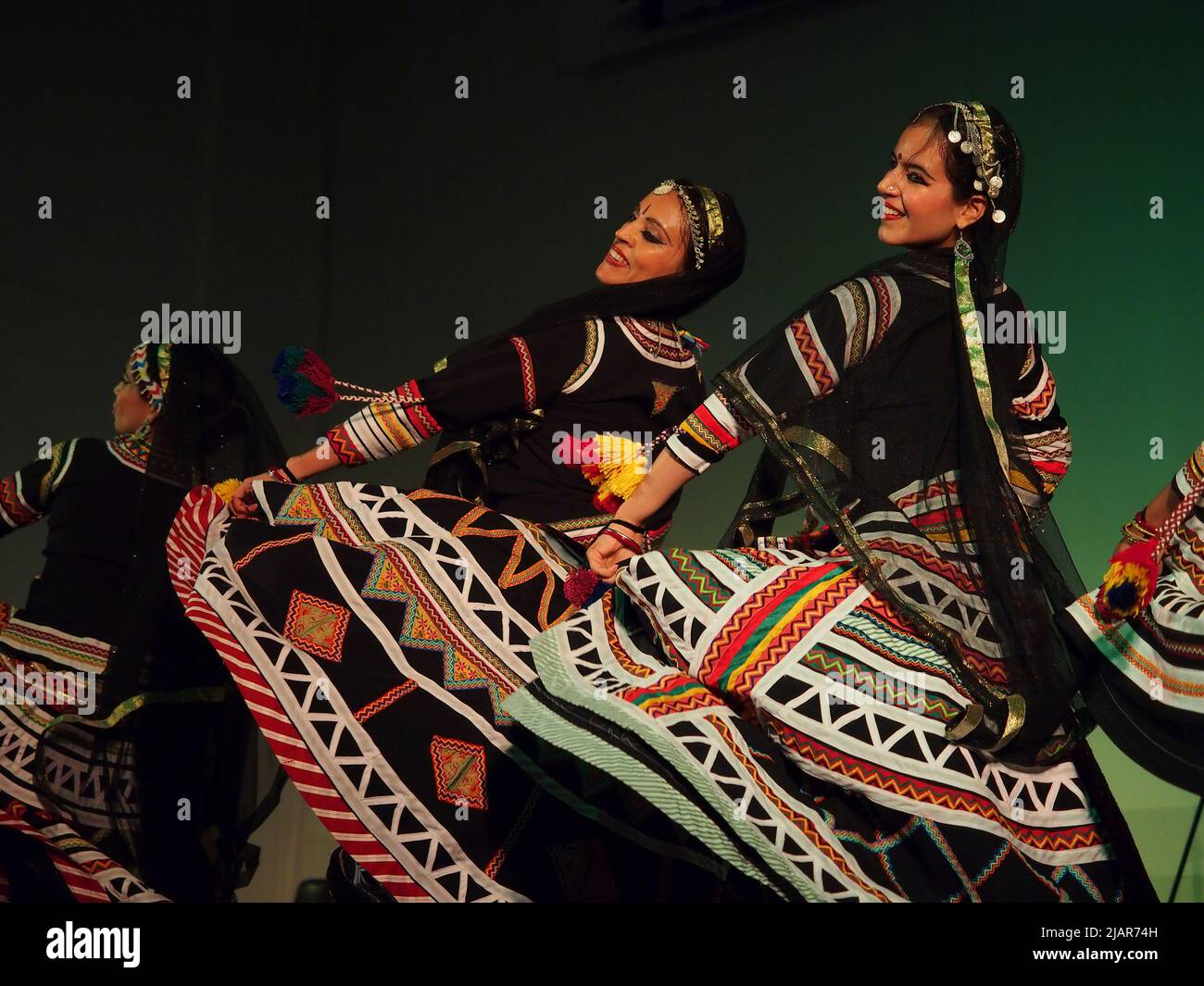 Kalbelia, dance of the nomadic tribes of the Rajasthan desert, India. Executed by Ananga Manjari ...