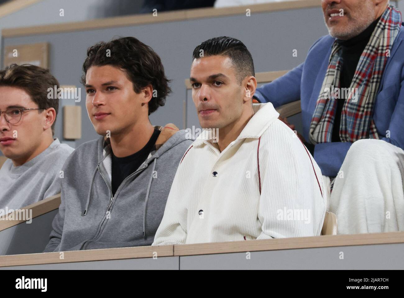 Paris, France. May 31, 2022, Hatem Ben Arfa in the stands during French ...