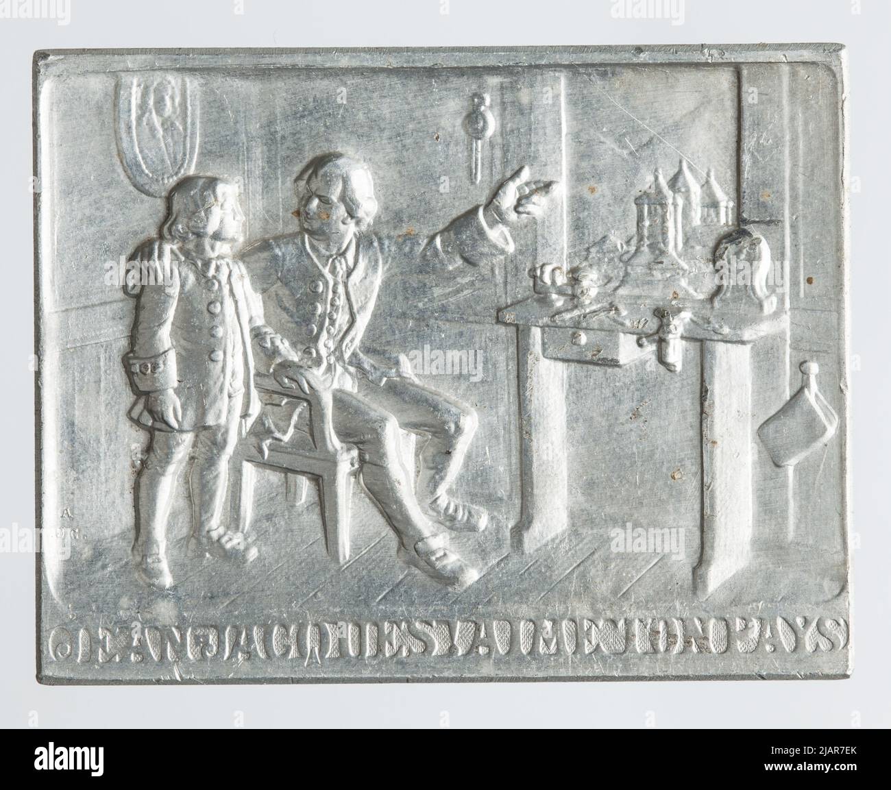 Medal commemorating the 200th anniversary of the birth of Jean Jacques ...