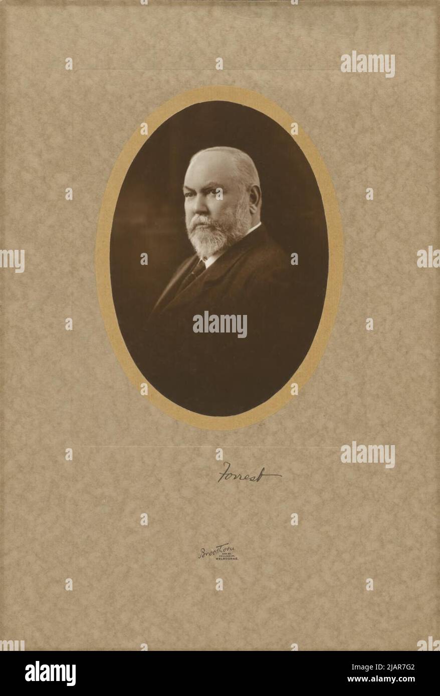 Australian politician John Forrest ca. 1900s Stock Photo - Alamy