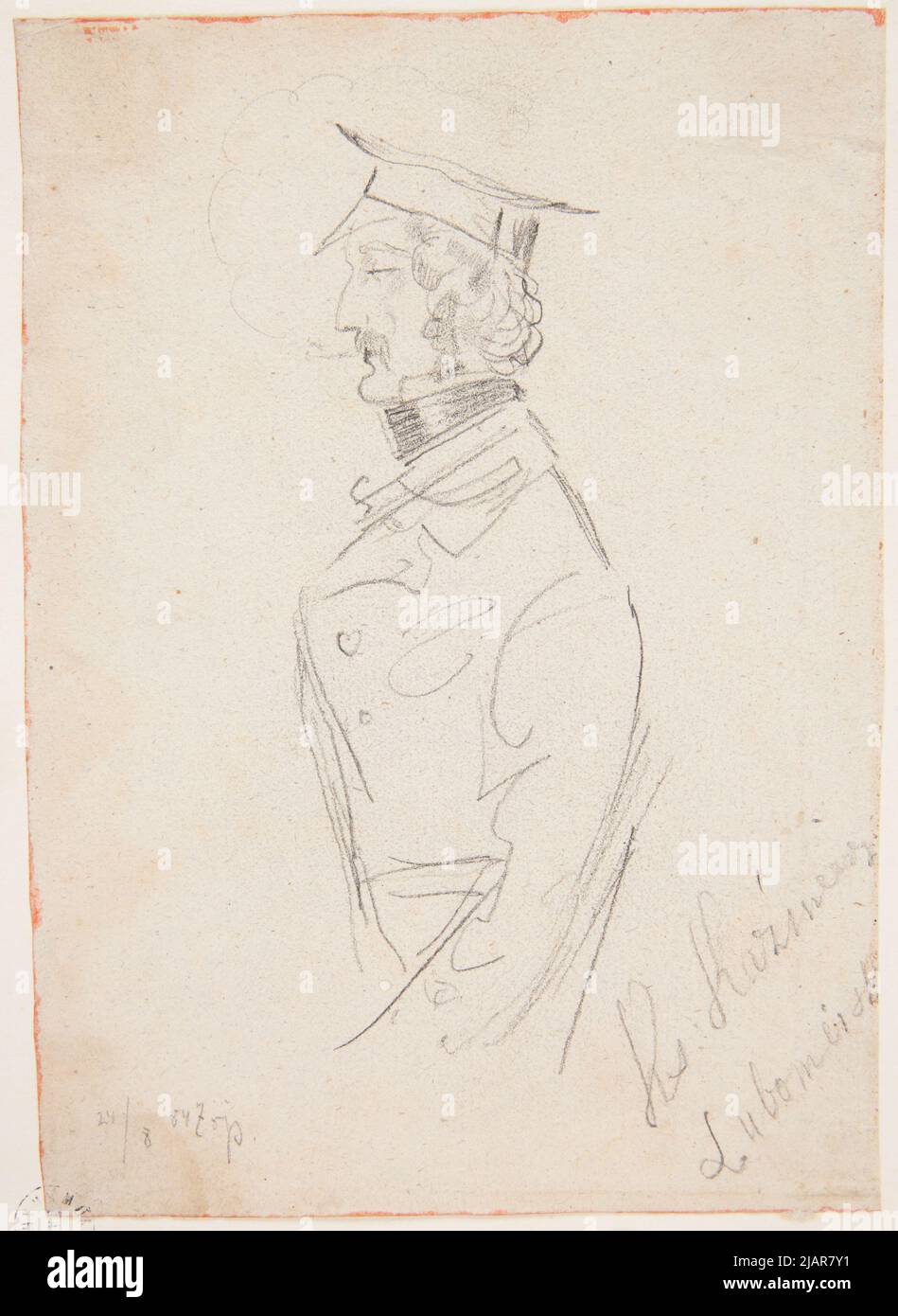 Prince Kazimierz Lubomirski Portrait Sketch. unknown Stock Photo - Alamy