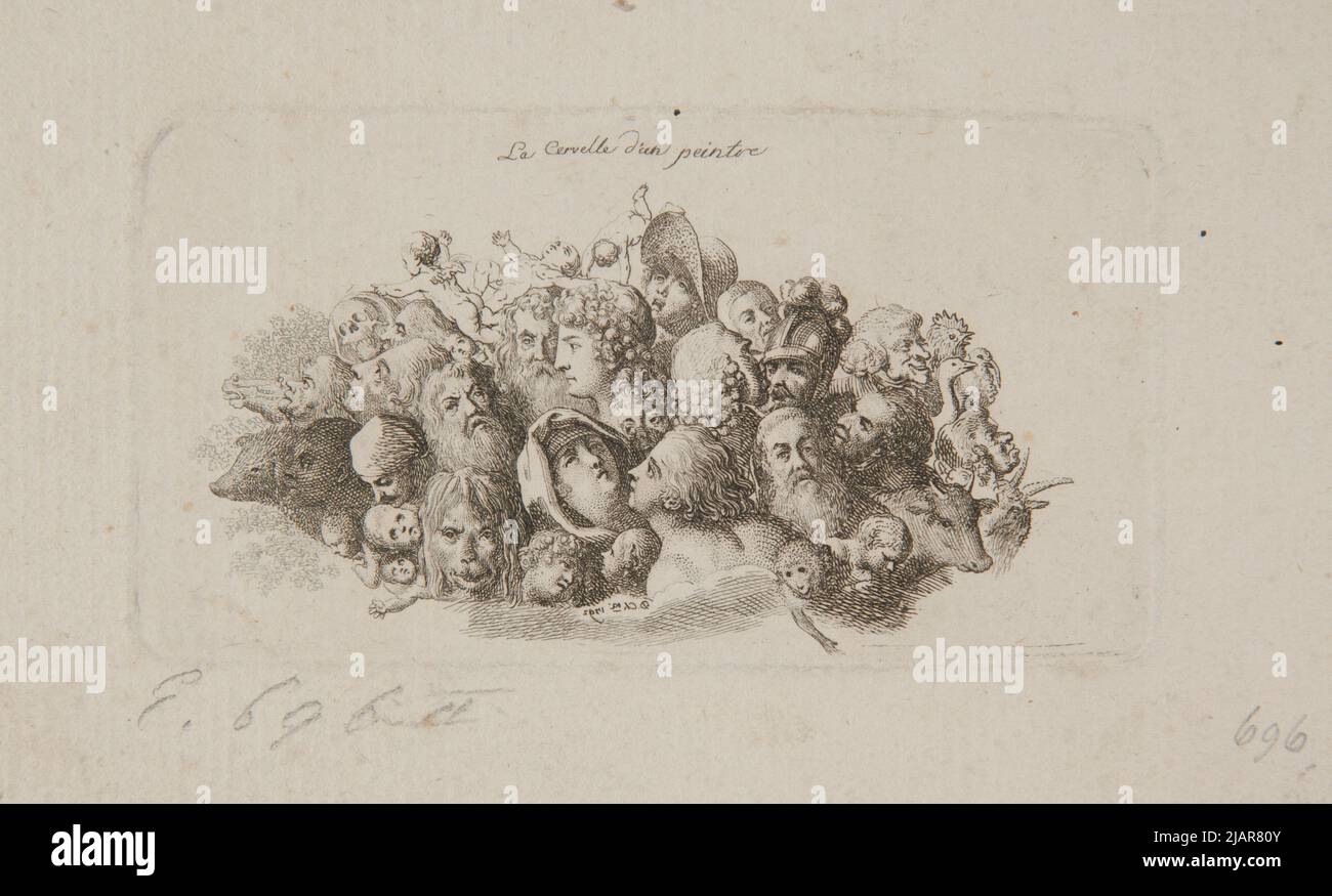 The artist's brain image Chodowiecki, Daniel Nikolaus (1726 1801 Stock ...
