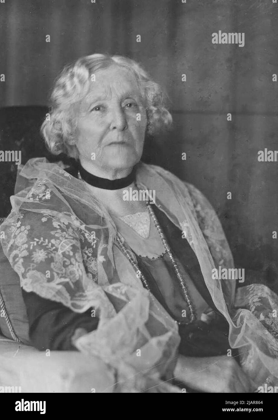Jane Barton in old age ca. 1930 Stock Photo - Alamy