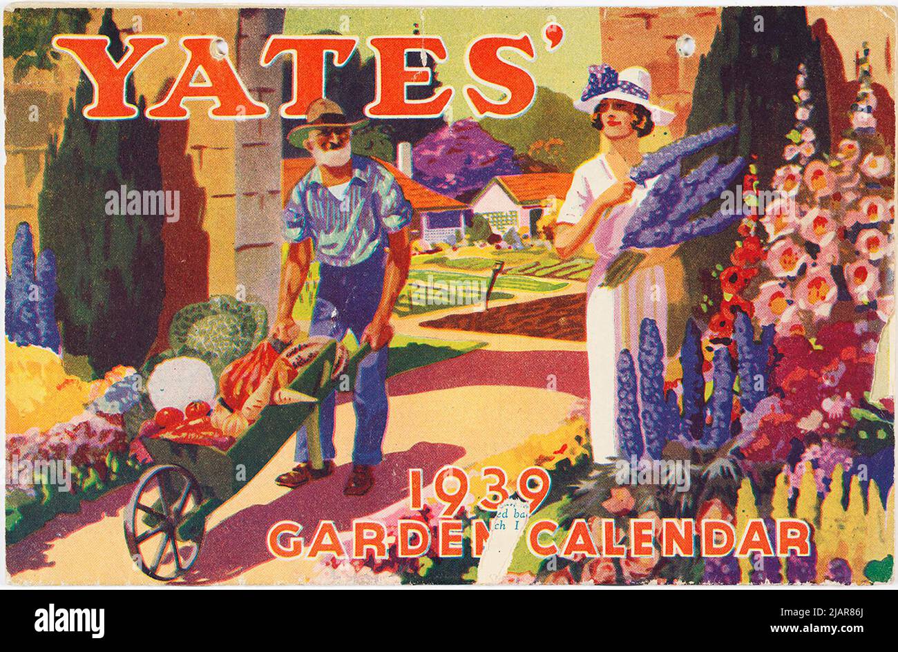 Yates garden calendar hi-res stock photography and images - Alamy