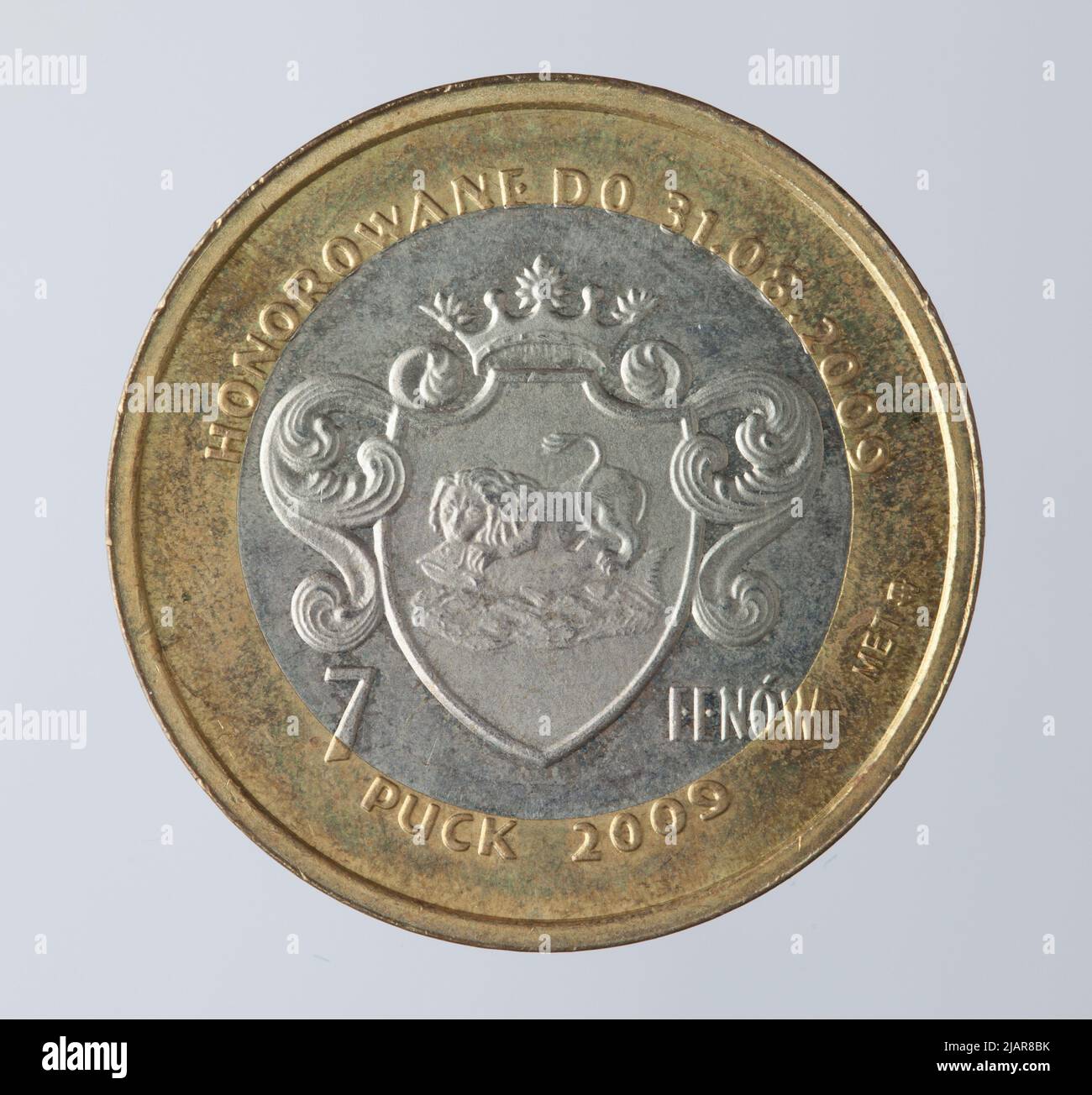 Replacement coin, 7 fens, Puck; 2009 Mennica Polska S.A., Gorol, Piotr ...