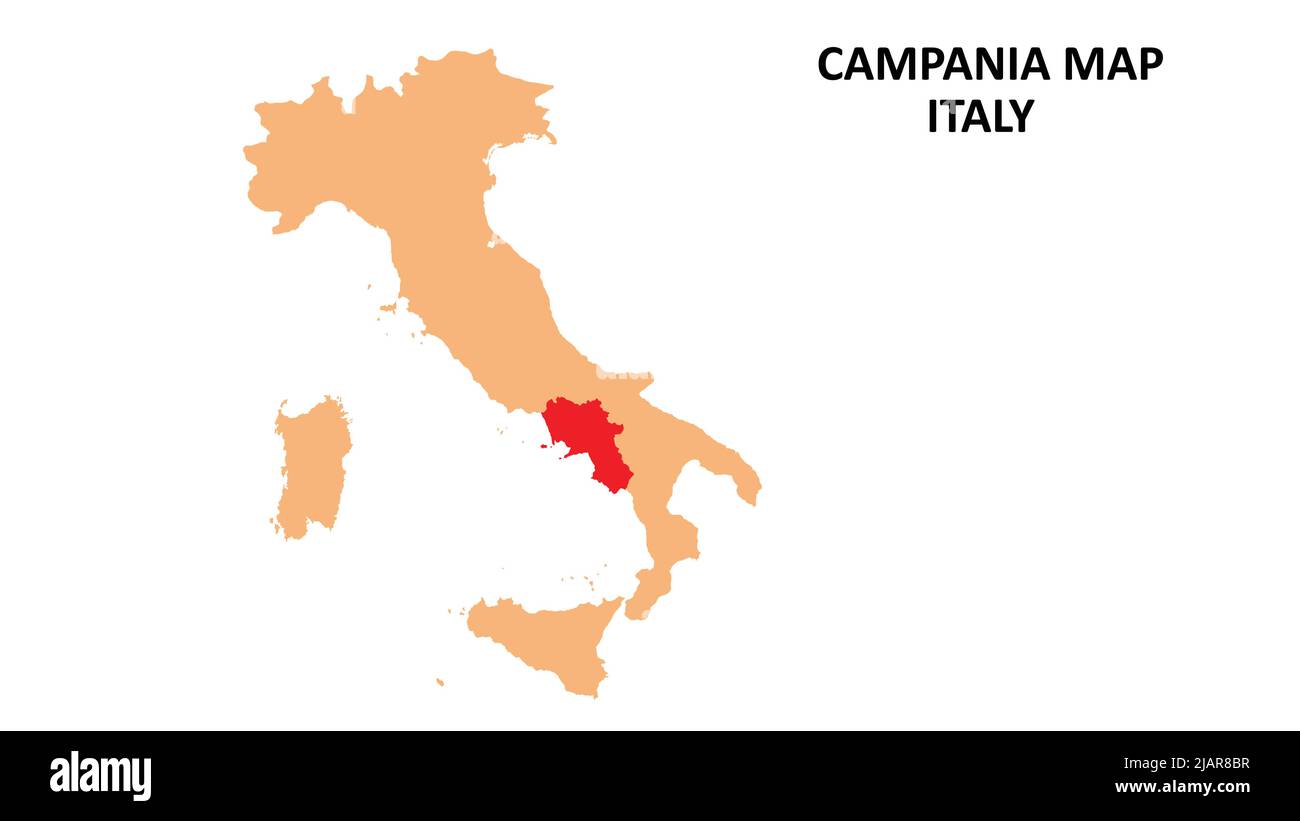 Campania region map Stock Vector Images - Alamy