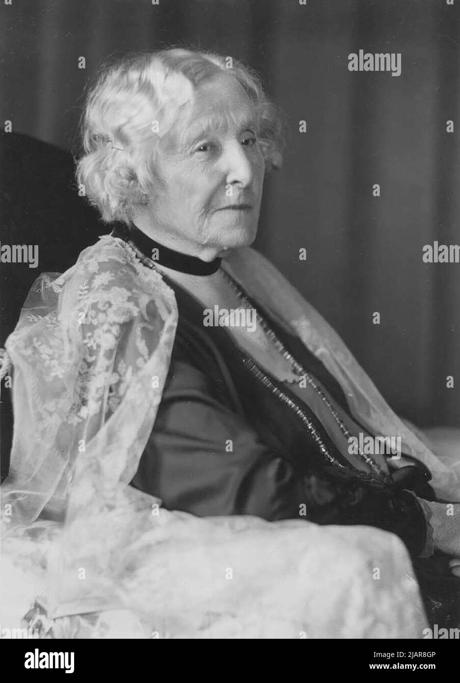Jane Barton in old age ca. 1930 Stock Photo - Alamy
