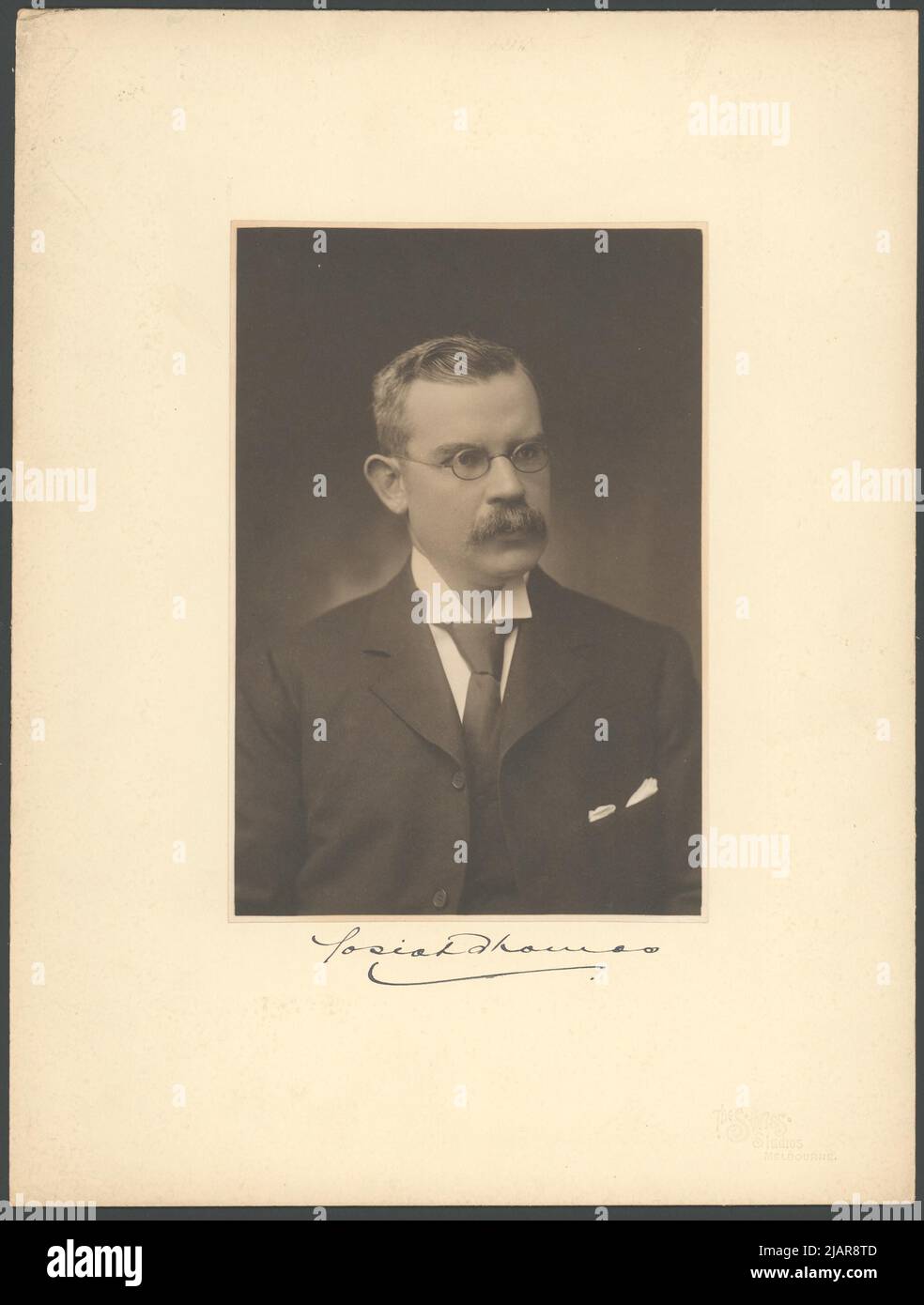 Josiah Thomas, Australian politician ca. 1900s Stock Photo - Alamy