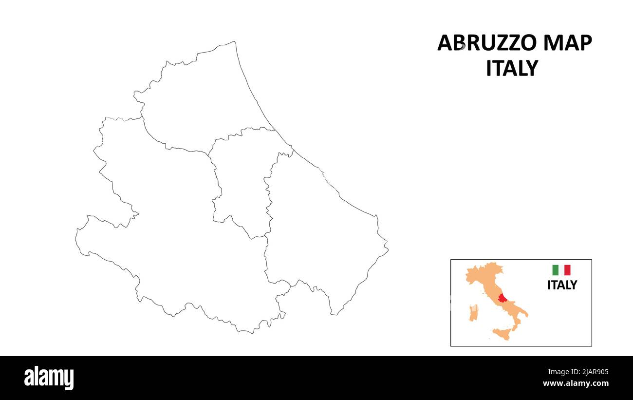 Italy political map abruzzo hi-res stock photography and images - Alamy
