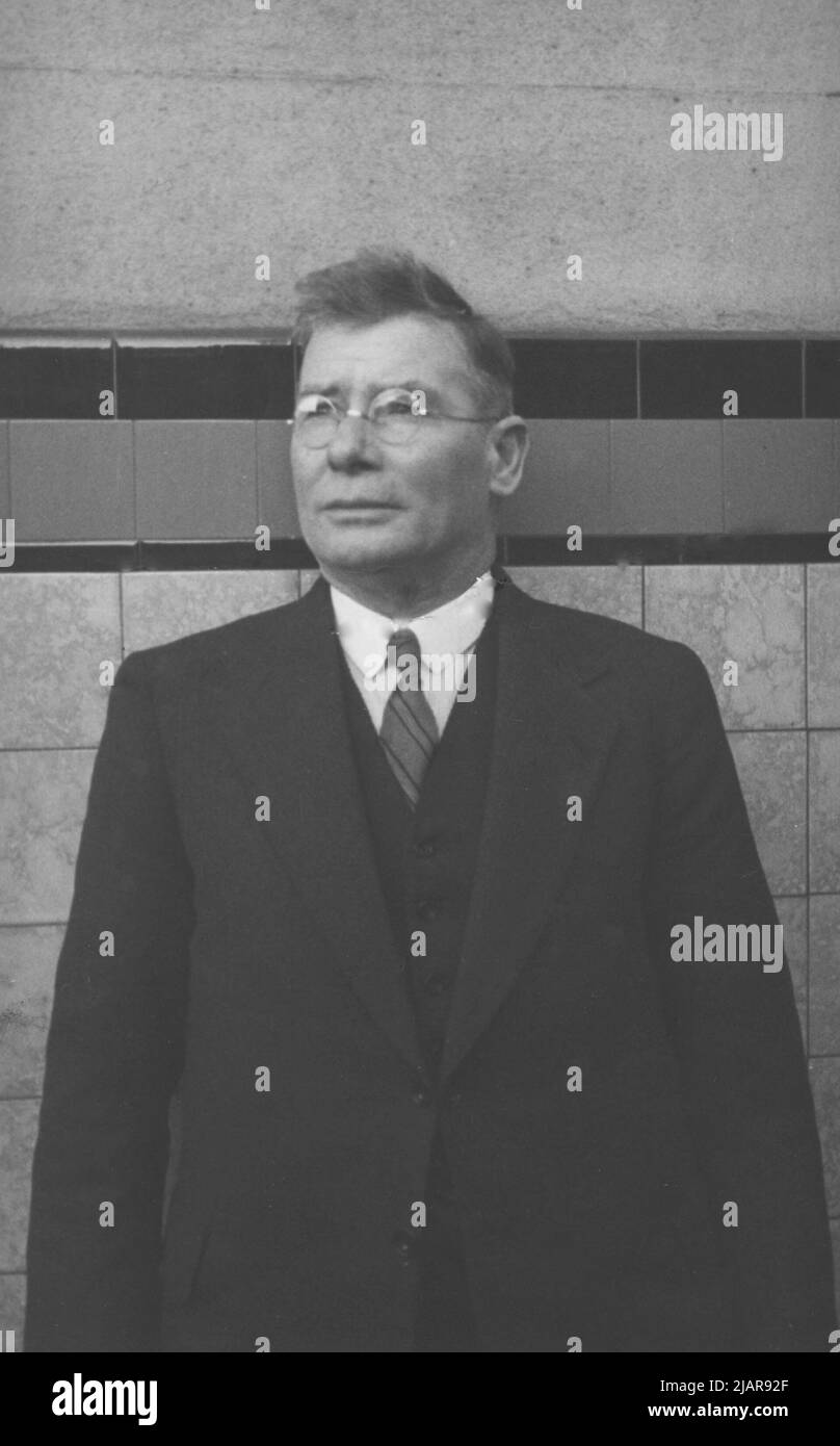 Tom Arthur (Australian politician) ca. 1938 Stock Photo - Alamy