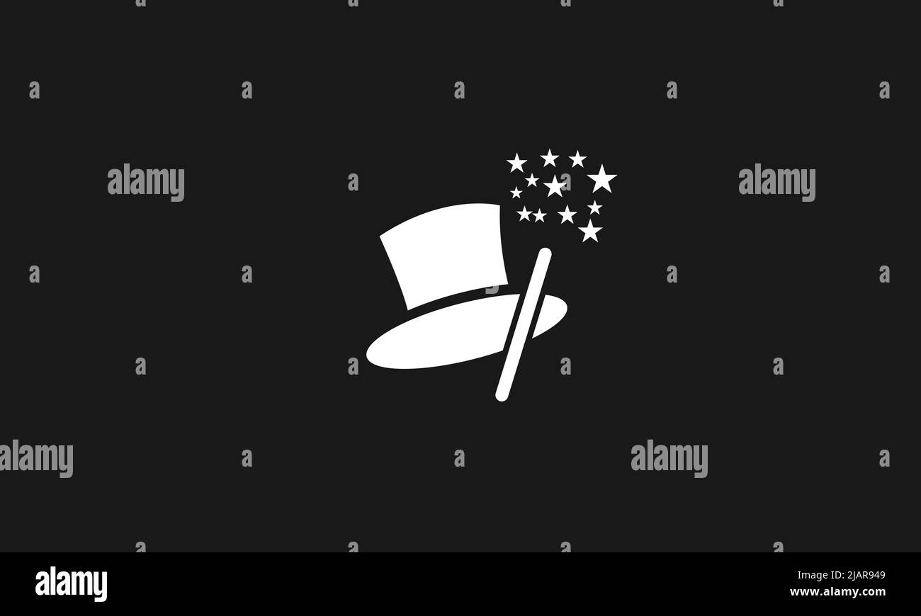 Magician vintage poster Stock Vector Images - Alamy