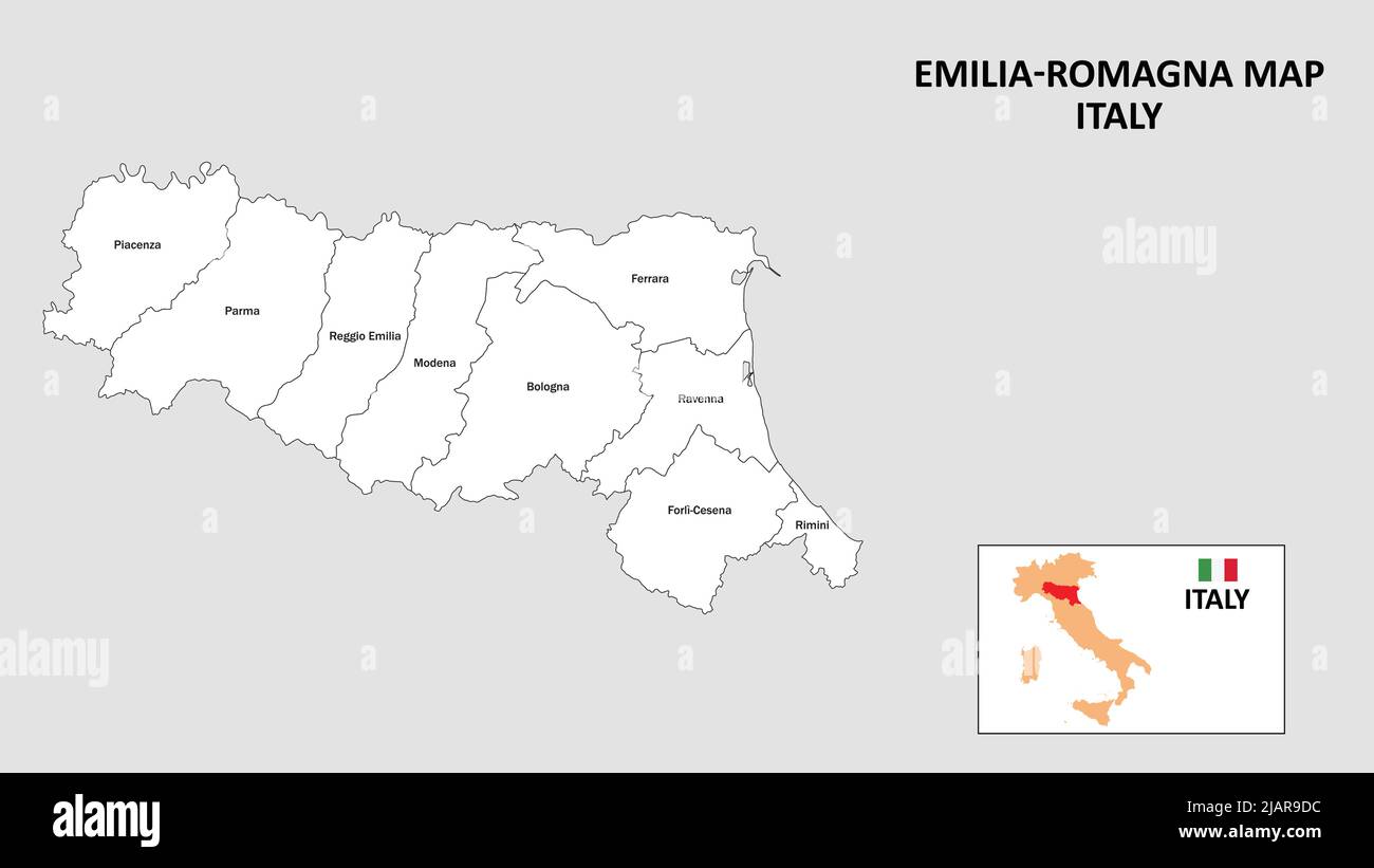 Bologna map vector hi-res stock photography and images - Alamy