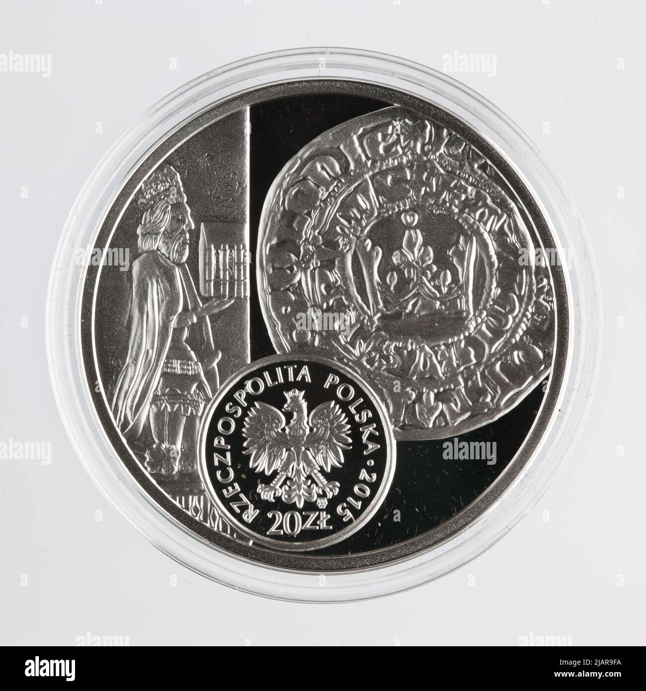 Polish Republic, 20 zlotys; 2015 history of the Polish coin penny of ...