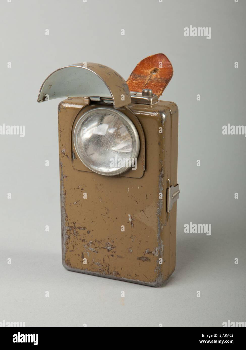 Military flashlight of the Swiss army Factory product Stock Photo - Alamy