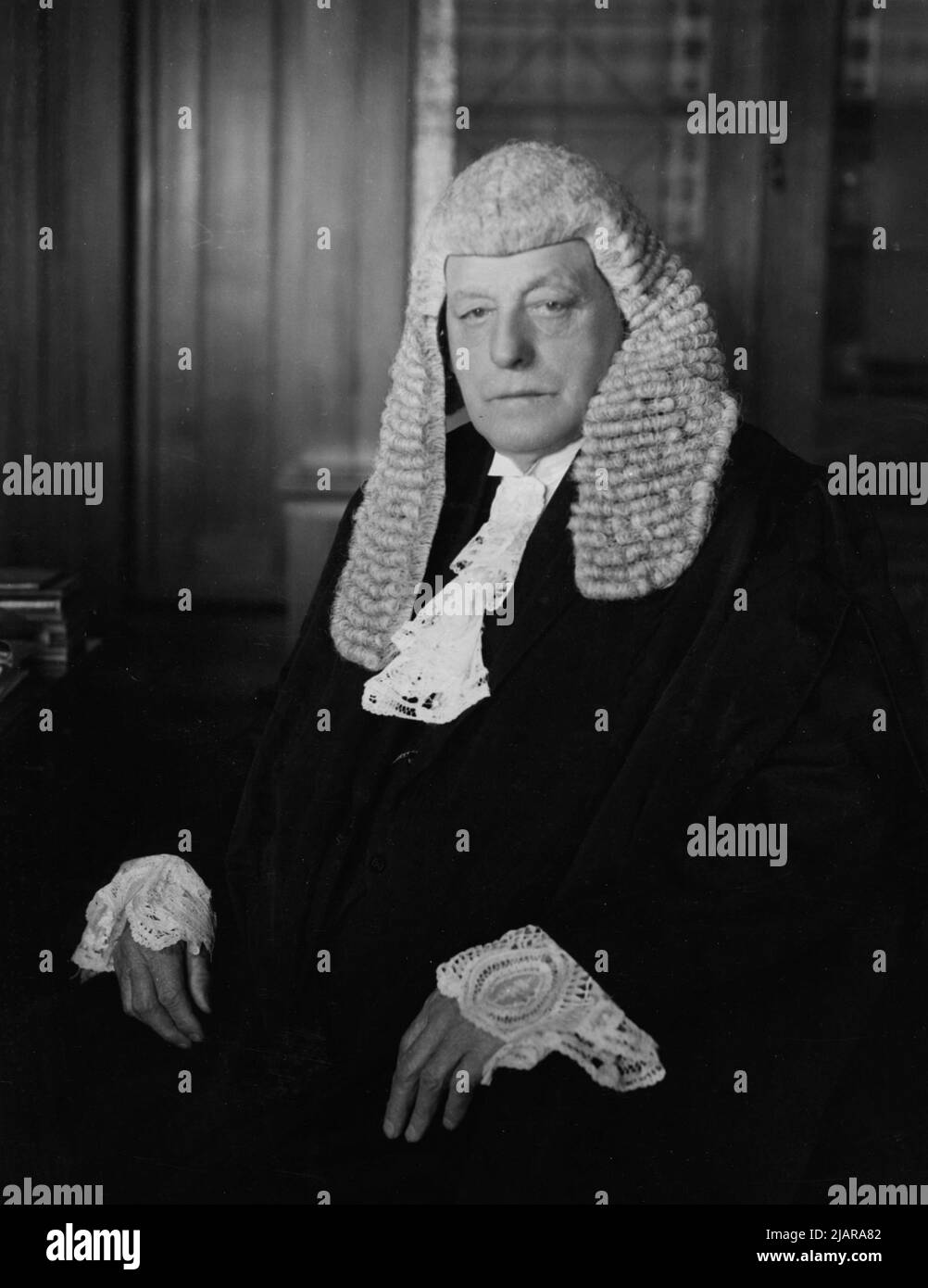 Australian politician John Blyth Hayes, in the garb of the President of ...
