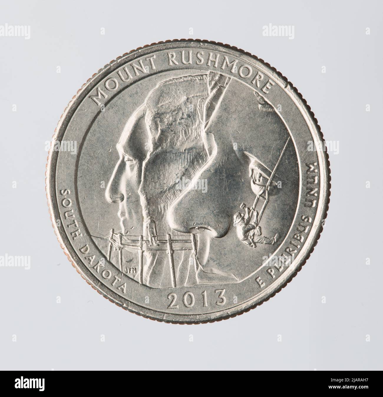 United States of America, 25 cents (Quarter), Mount Rushmore ...