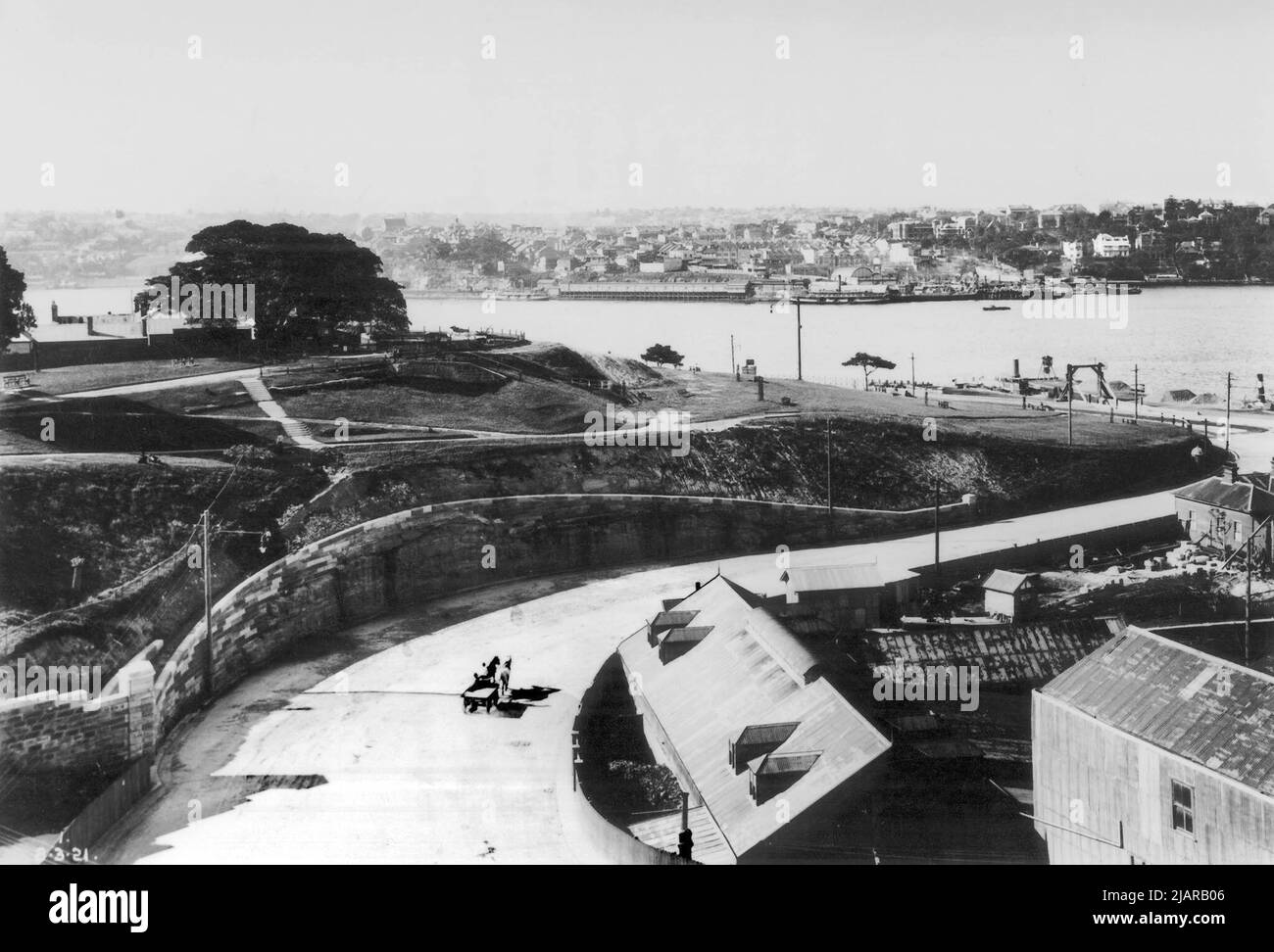 Dawes Point Sydney pre Sydney Harbour Bridge ca. 1921 Stock Photo - Alamy