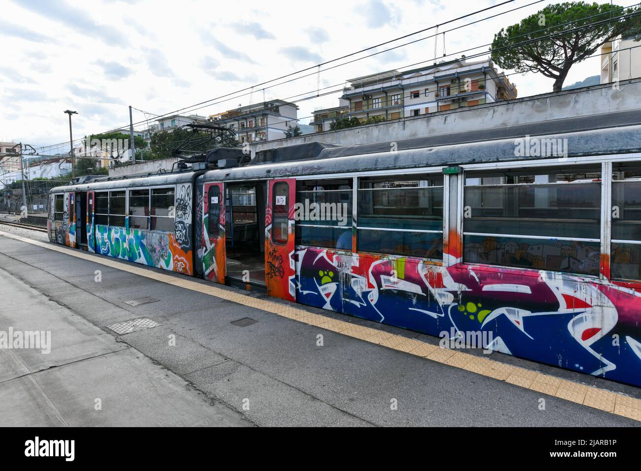 Circumvesuviana railway hi-res stock photography and images - Alamy