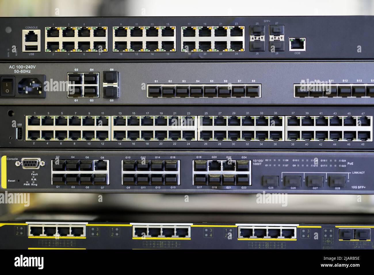 Rack switch hi-res stock photography and images - Alamy