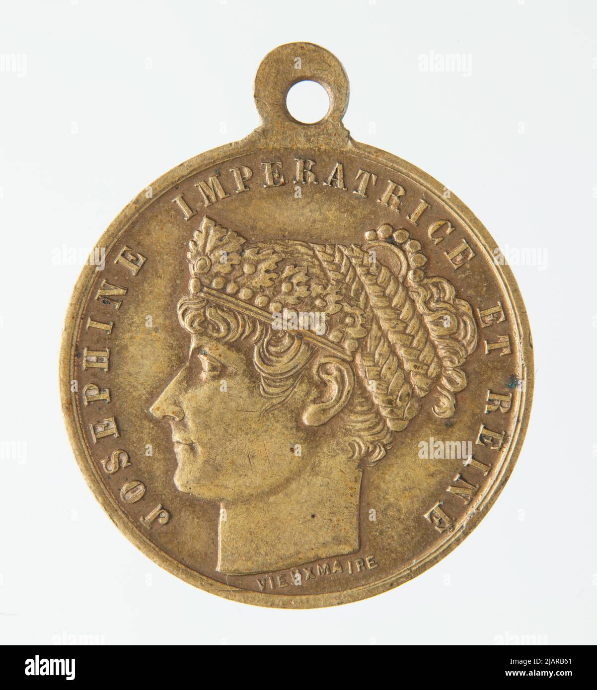 A medal commemorating the death of Józefina (1763 1814) Vieuxmaire ...