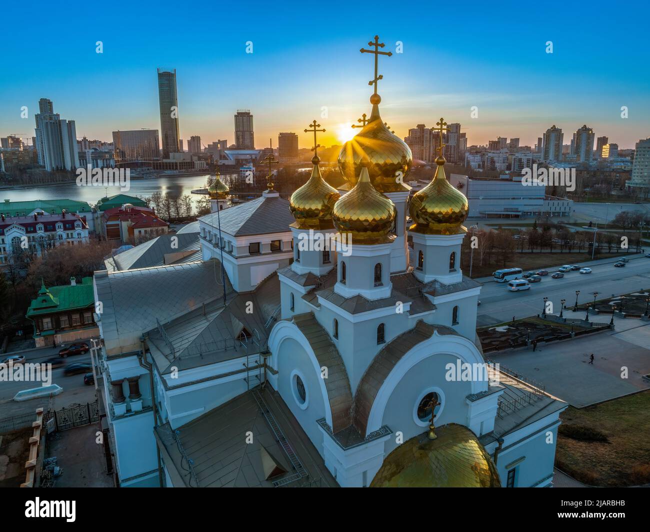 Church of St. Nicholas in Yekaterinburg. Museum of the Holy Royal ...