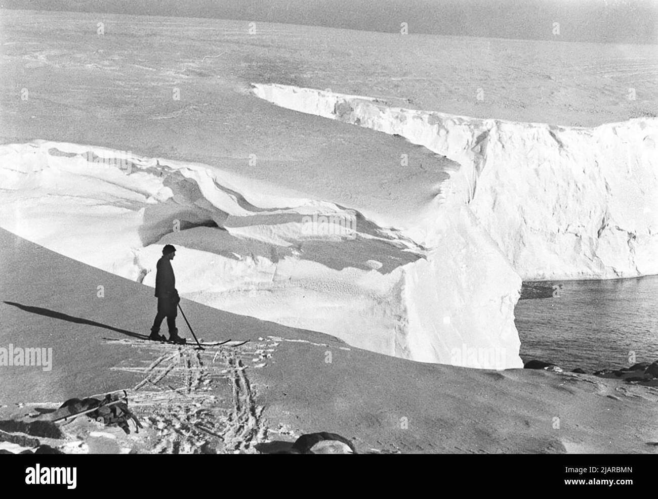 Xavier Mertz, in charge of the Greenland Dogs at the Main Base during ...