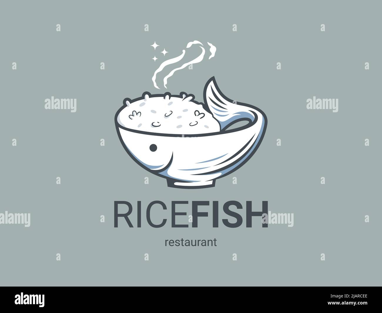 Fresh rice organic in Stock Vector Images - Alamy
