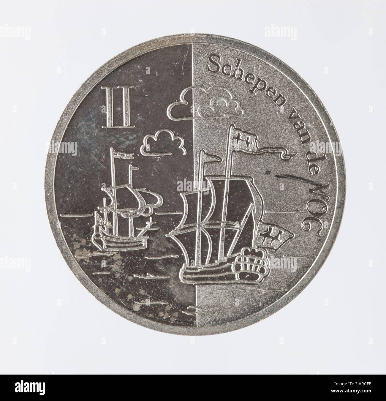 Commemorative token, 400 Years VOC 1602 2002, II Ships of the Voc ...