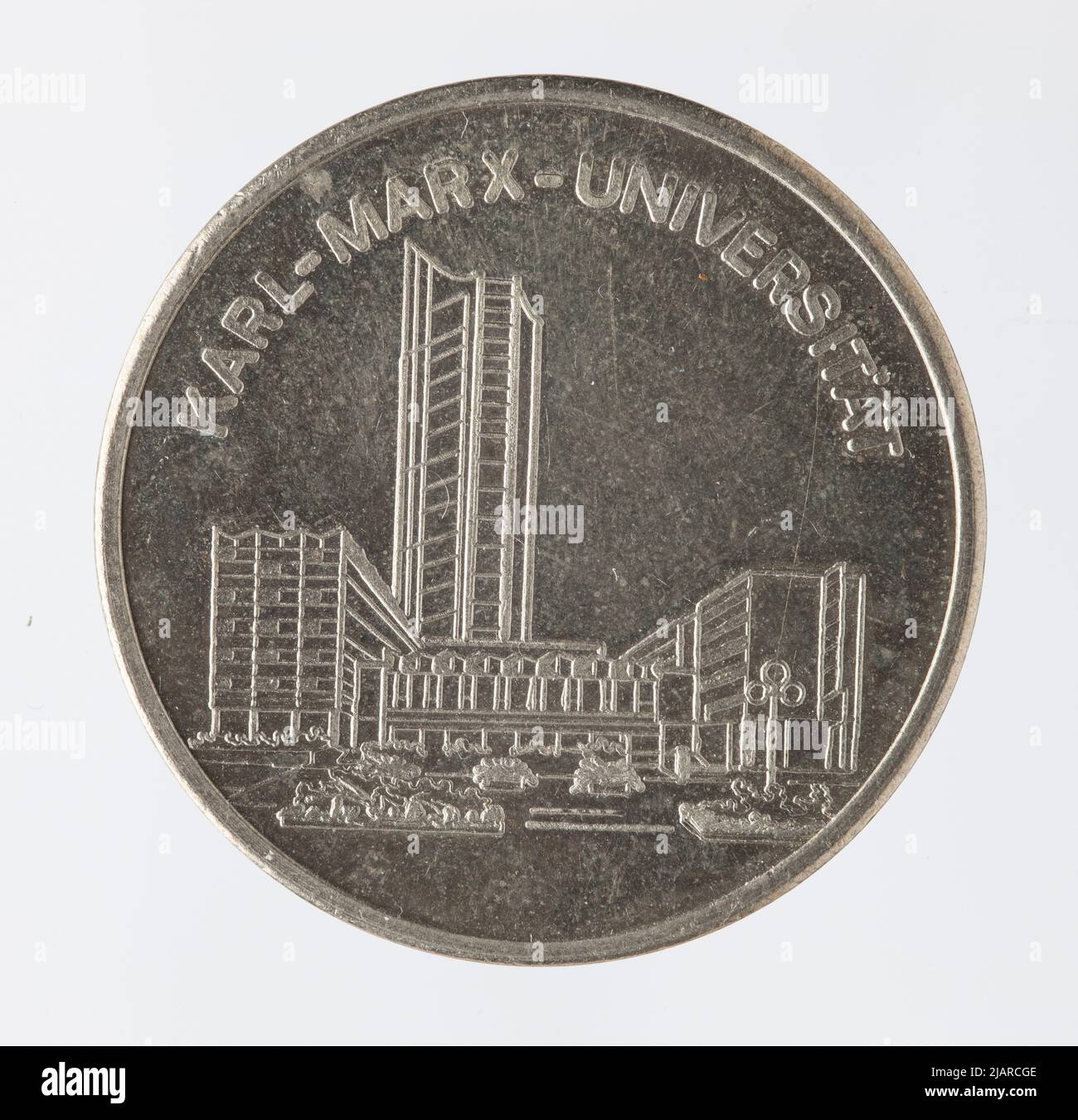 Memorial Token, Messestadt Leipzig, Karl Marx University; 1981 Stock ...