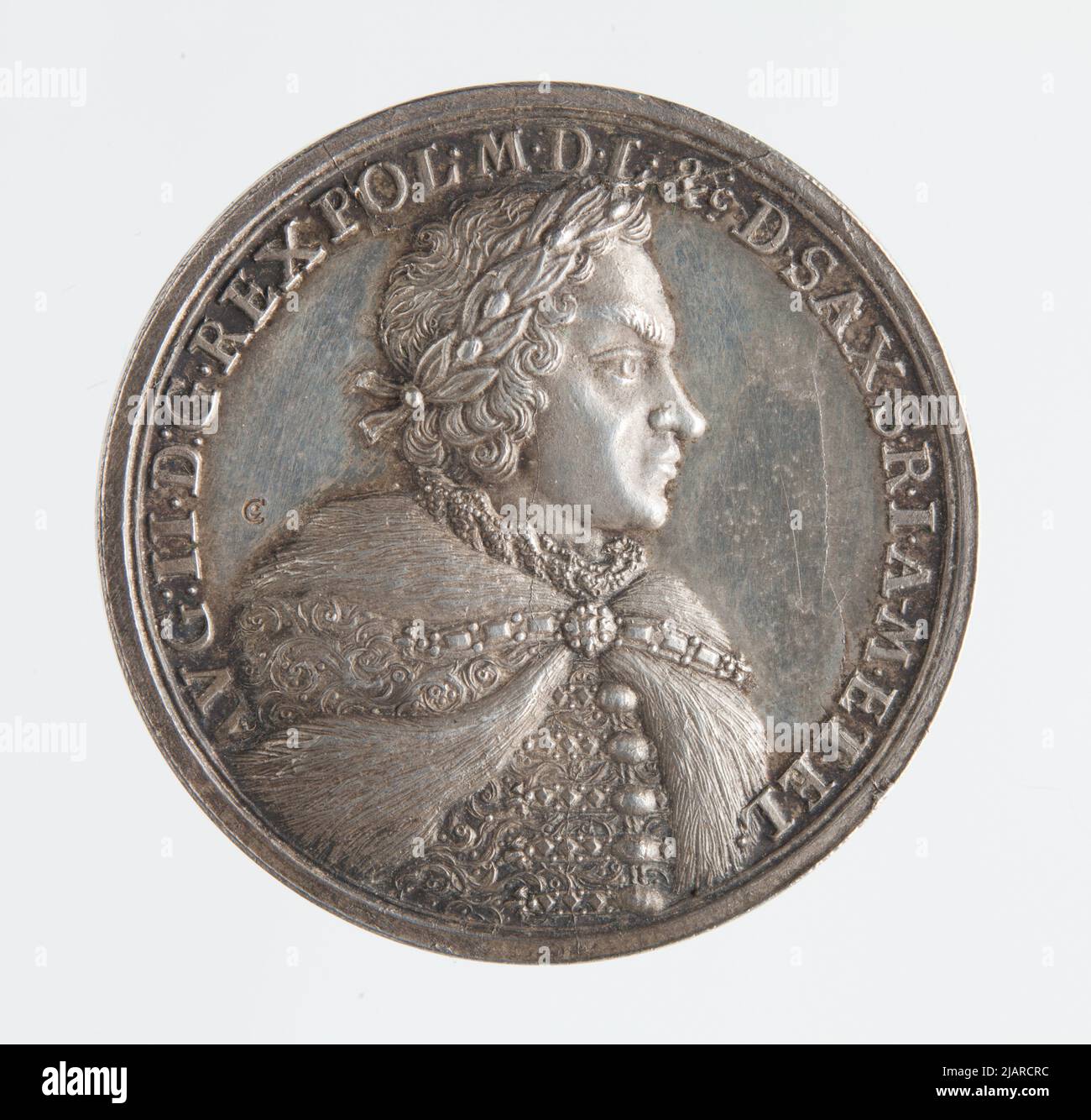 August II (medal) Wermuth, Christian (1661 1739 Stock Photo - Alamy