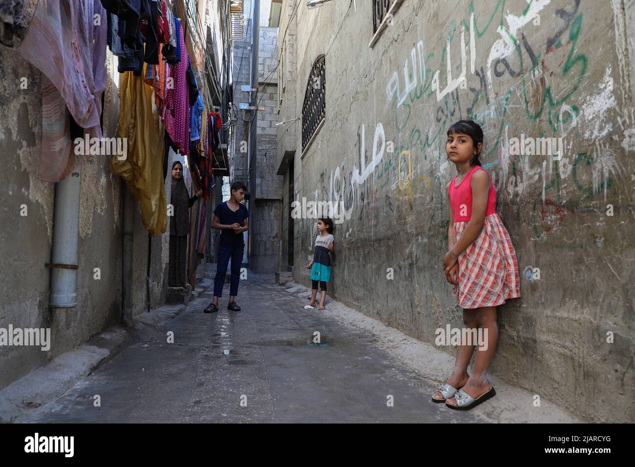 Gaza City. 24th May, 2022. Photo taken on May 24, 2022 shows the ...