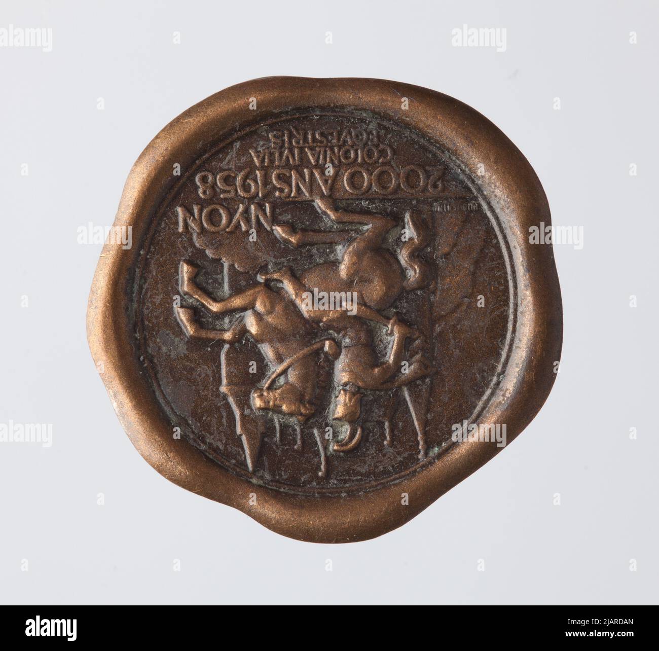 Badge: 2000 years of Nyon (Colonia Iulia Equestris), 1958 Huguenin ...