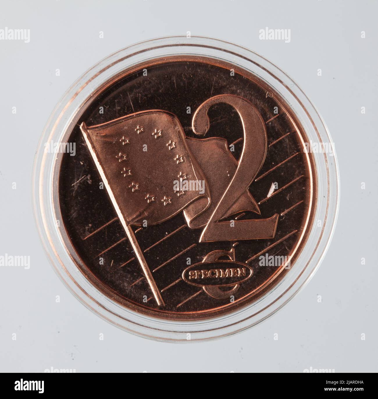 Euro Collection a coin pattern, 2 euros cent for the Republic of Poland ...