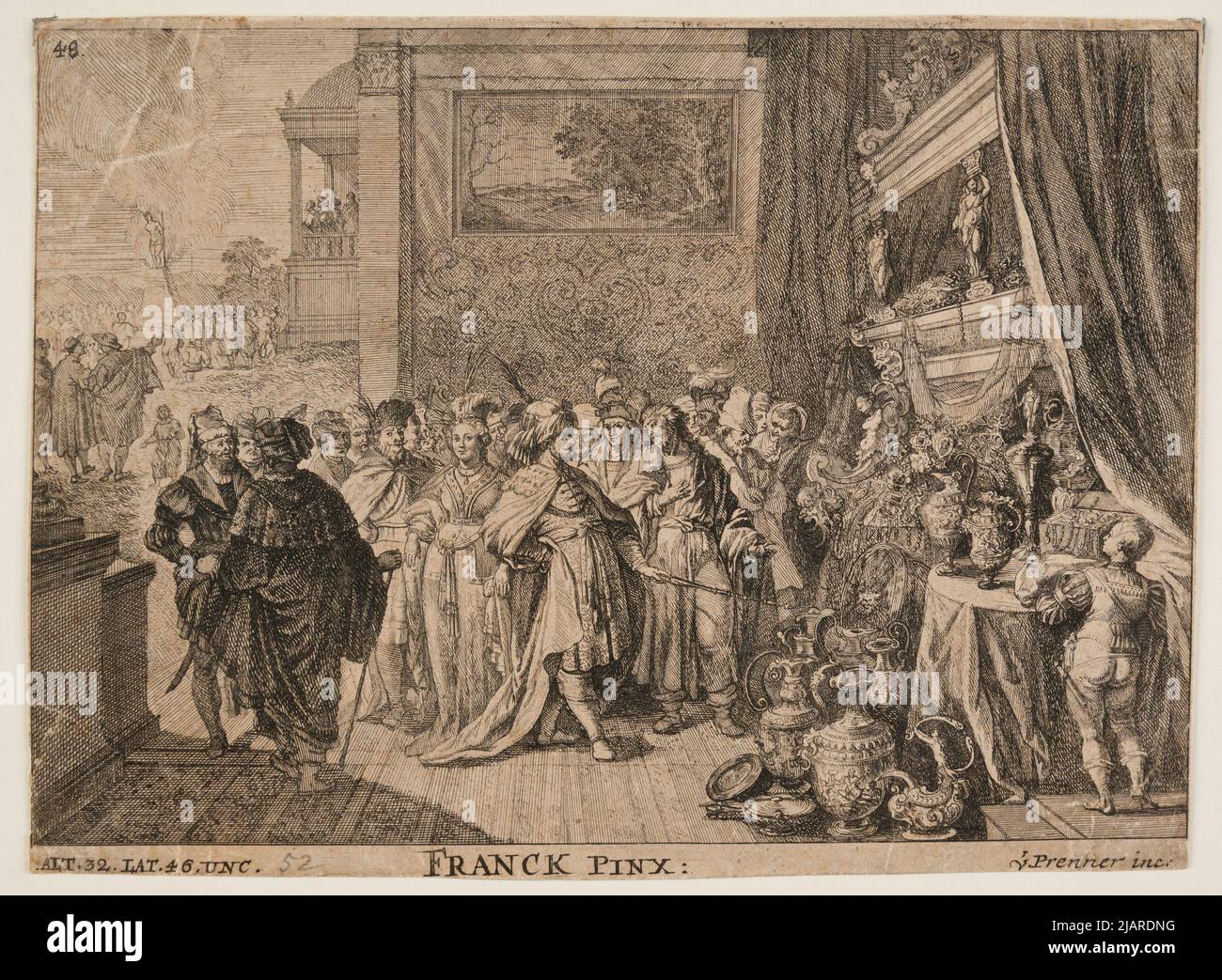 Multi STATE SCENE Krezus and Solon. (According to Frans Francken II ...