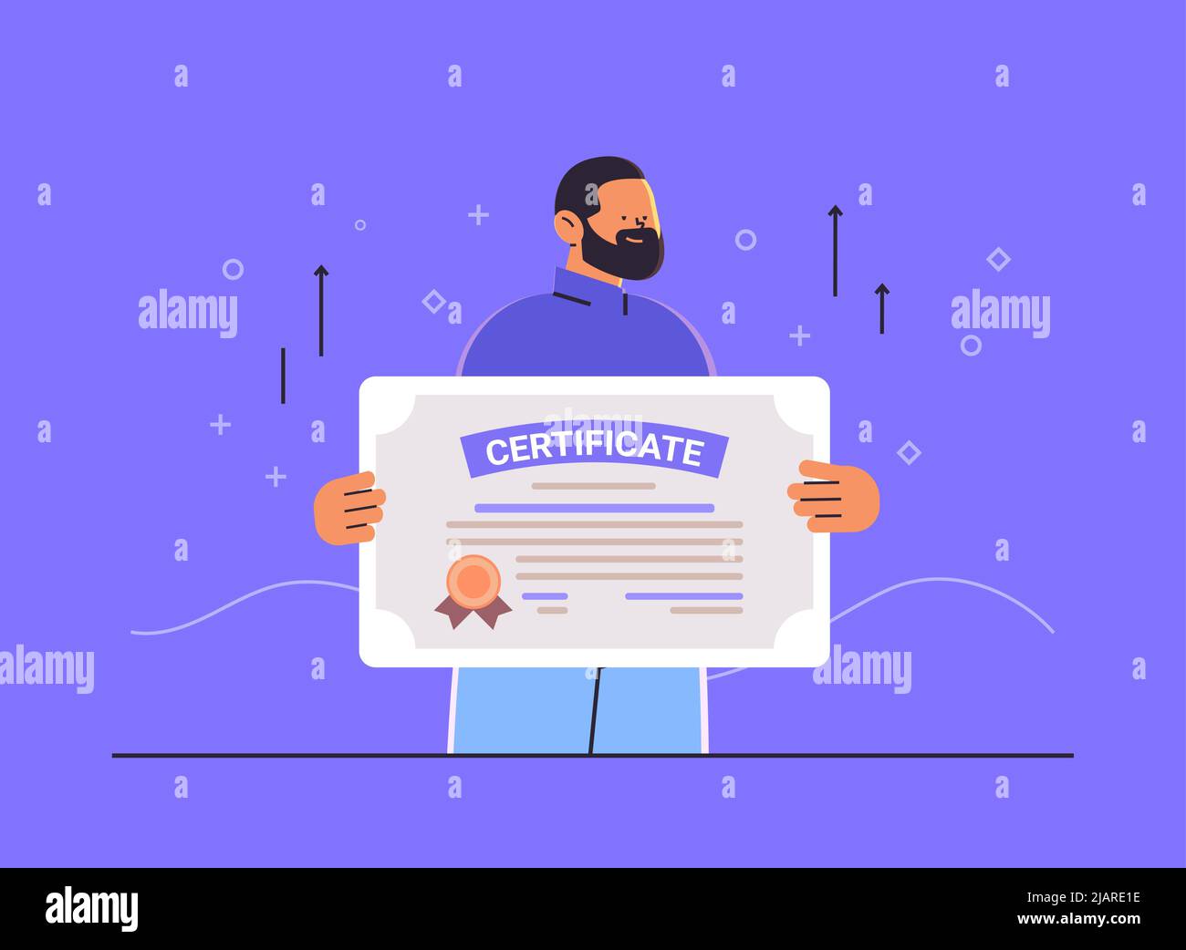 man holding lottery certificate guy winner celebrating jackpot money ...