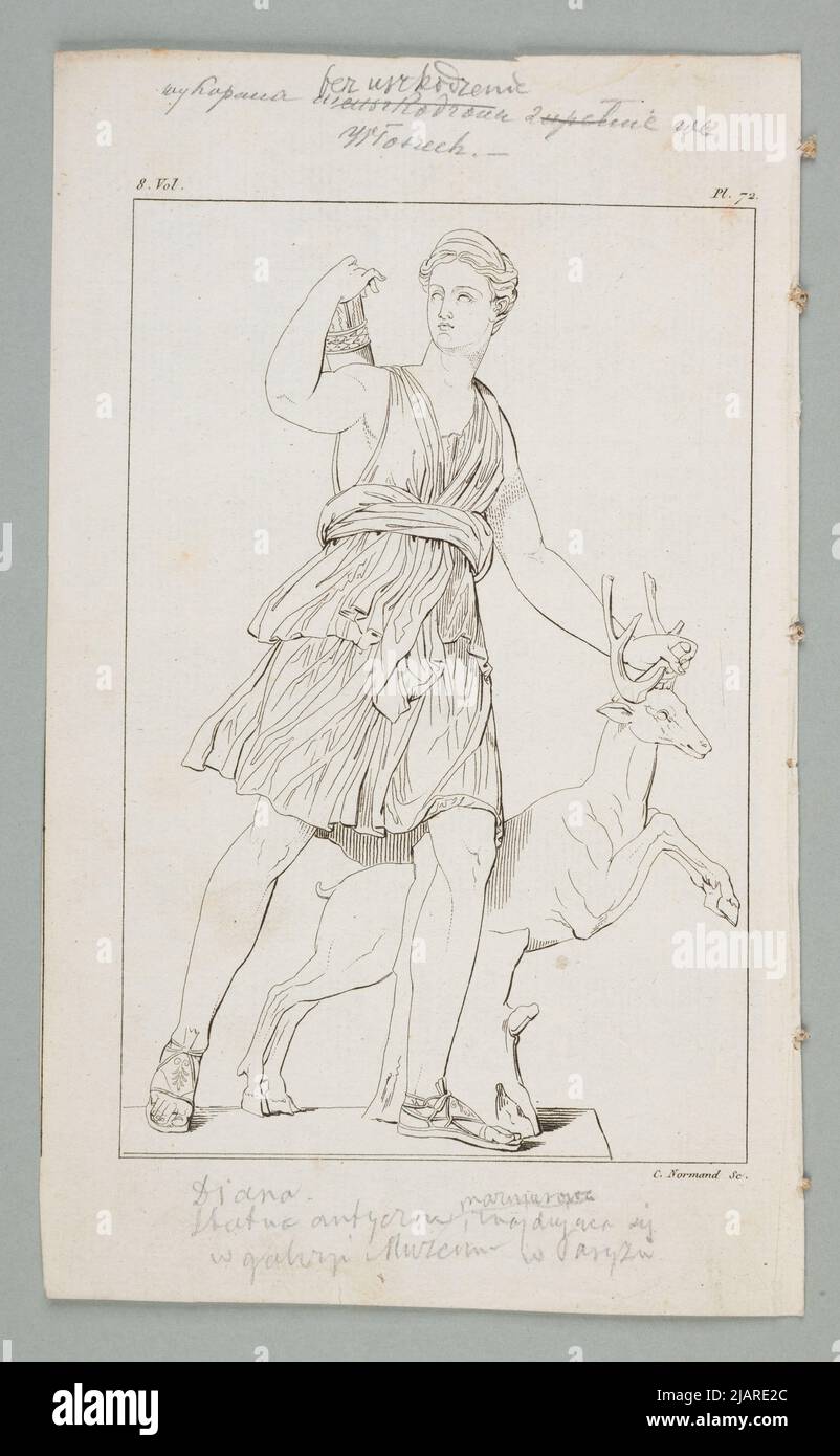 Diana (from the collection at the Paris museum) . Normand, Charles ...